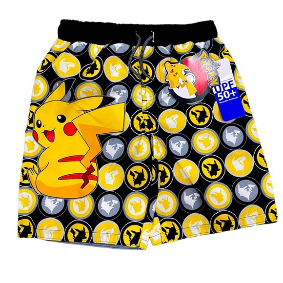 Pokemon | Swim | Nwt Boys Pokmon Pikachu Swim Shorts Size 56 4t | Poshmark